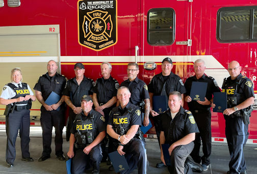 The Kincardine Record | Firefighters, police officers recognized for ...