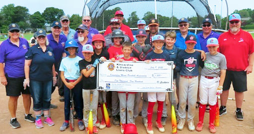 The Kincardine Record | Kincardine Lions donate to Kincardine Minor Ball